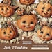 Vintage Halloween Clipart Bundle Whimsical Jack-o-lantern Fussy Cut ...