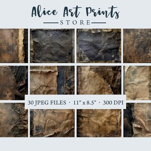 Tattered Lace Backgrounds, Dark & Grungy Lace Junk Journal Pages ...