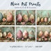 Easter Eggs Junk Journal Pages, Vintage Ephemera Colorful Easter ...