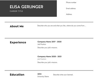 Not Your Boring CV | Medical Doctor CV Template | Curriculum Vitae ...