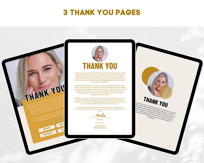 2B Mindset Meal Plan Cookbook Healthy Meal Planning Health Wellness ...