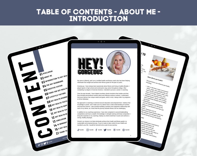 Gut Health Guide Nutrition Template Digestive Health Digestive System ...