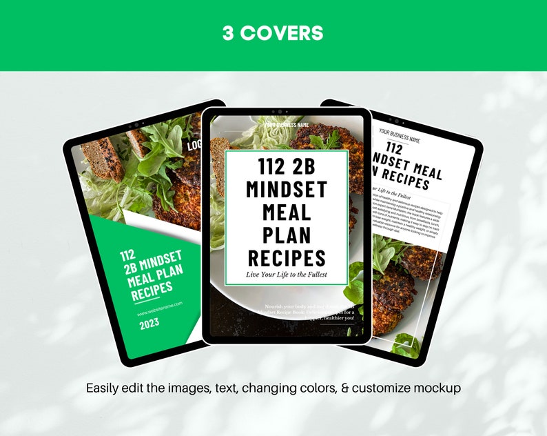 2B Mindset Meal Plan, Coaching Ebook Canva Template, Done for You ...