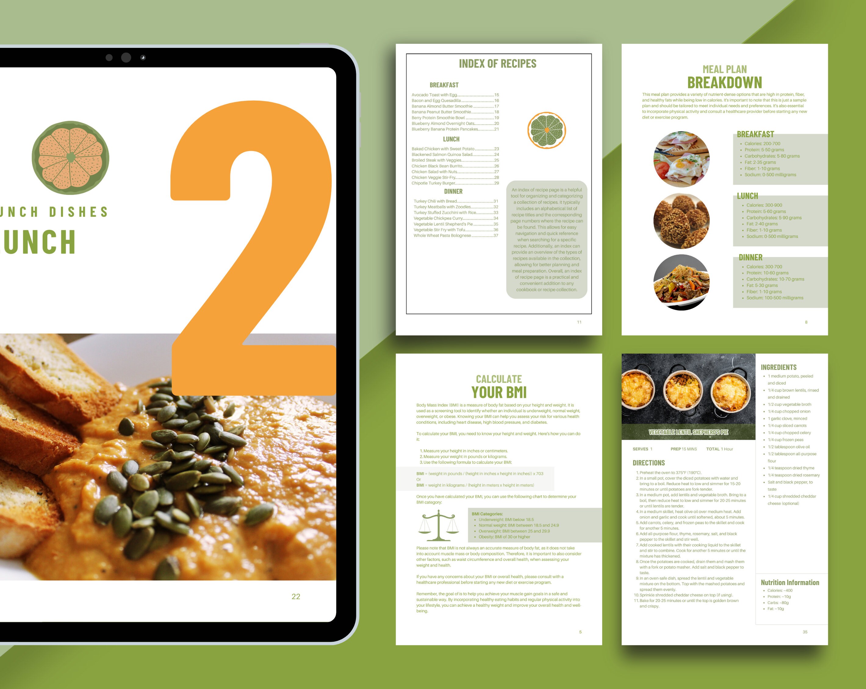 7-day 2B Mindset Meal Plan, Coaching Ebook Canva Template Done for You ...