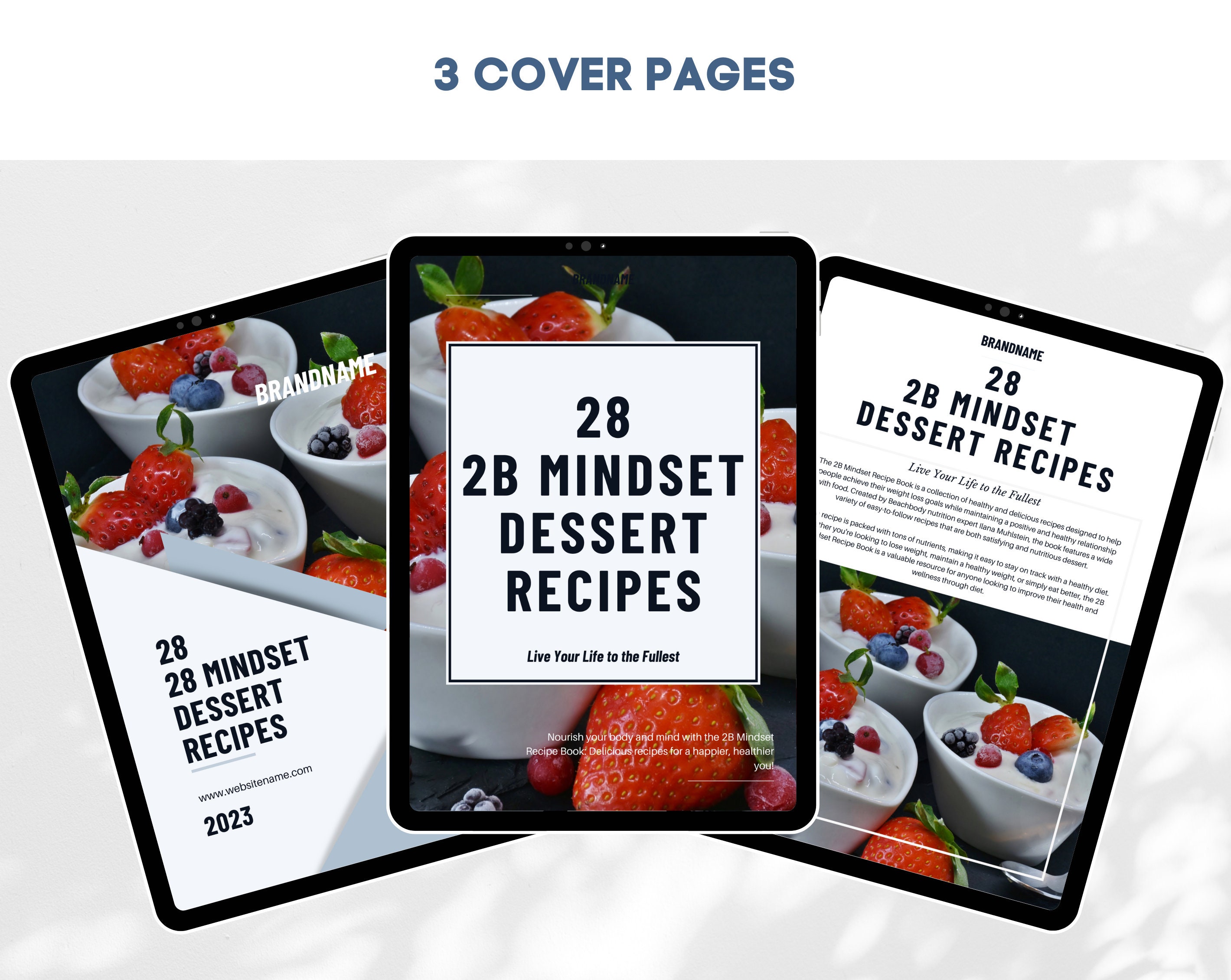 2B Mindset Meal Plan Cookbook Healthy Meal Planning Health Wellness ...