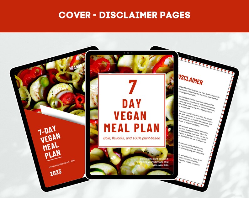 7 day Vegan Meal Plan Template Editable Vegan Recipe Cookbook Etsy 7-day-vegan-meal-plan-template-editable-vegan-recipe-cookbook-etsy