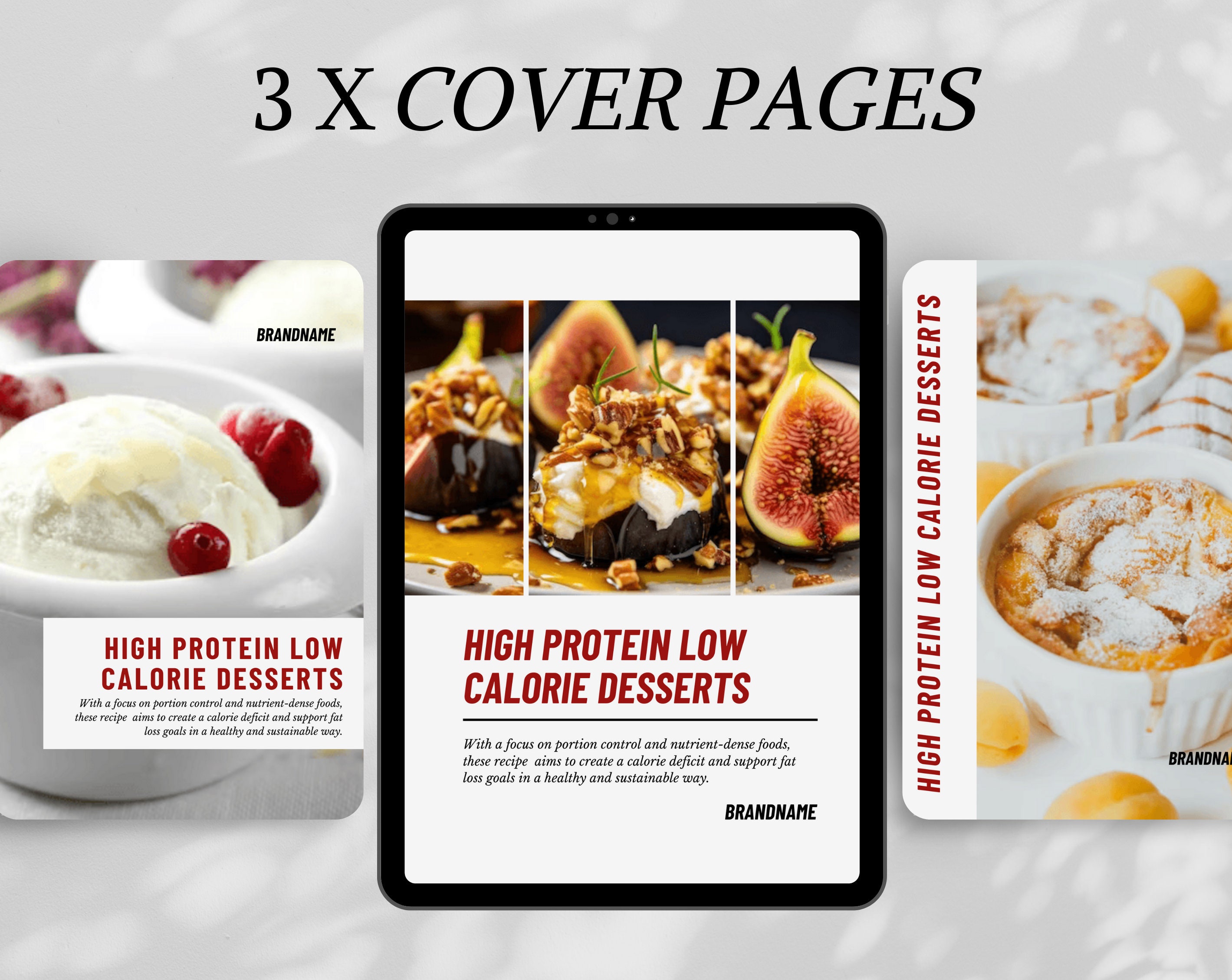 High protein recipes Digital Download Ebook Canva Template Editable ...