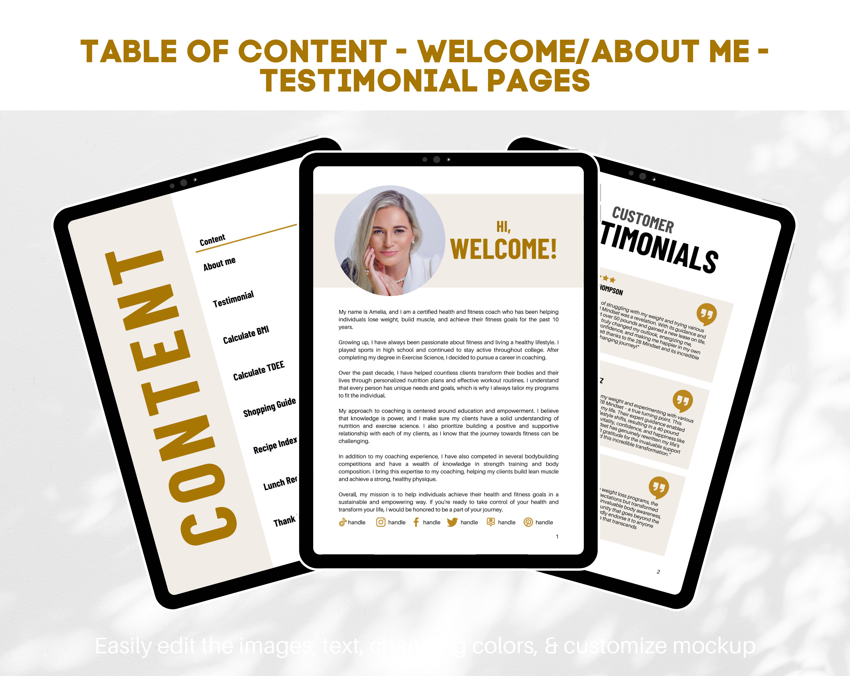 2B Mindset Meal Plan Cookbook Healthy Meal Planning Health Wellness ...