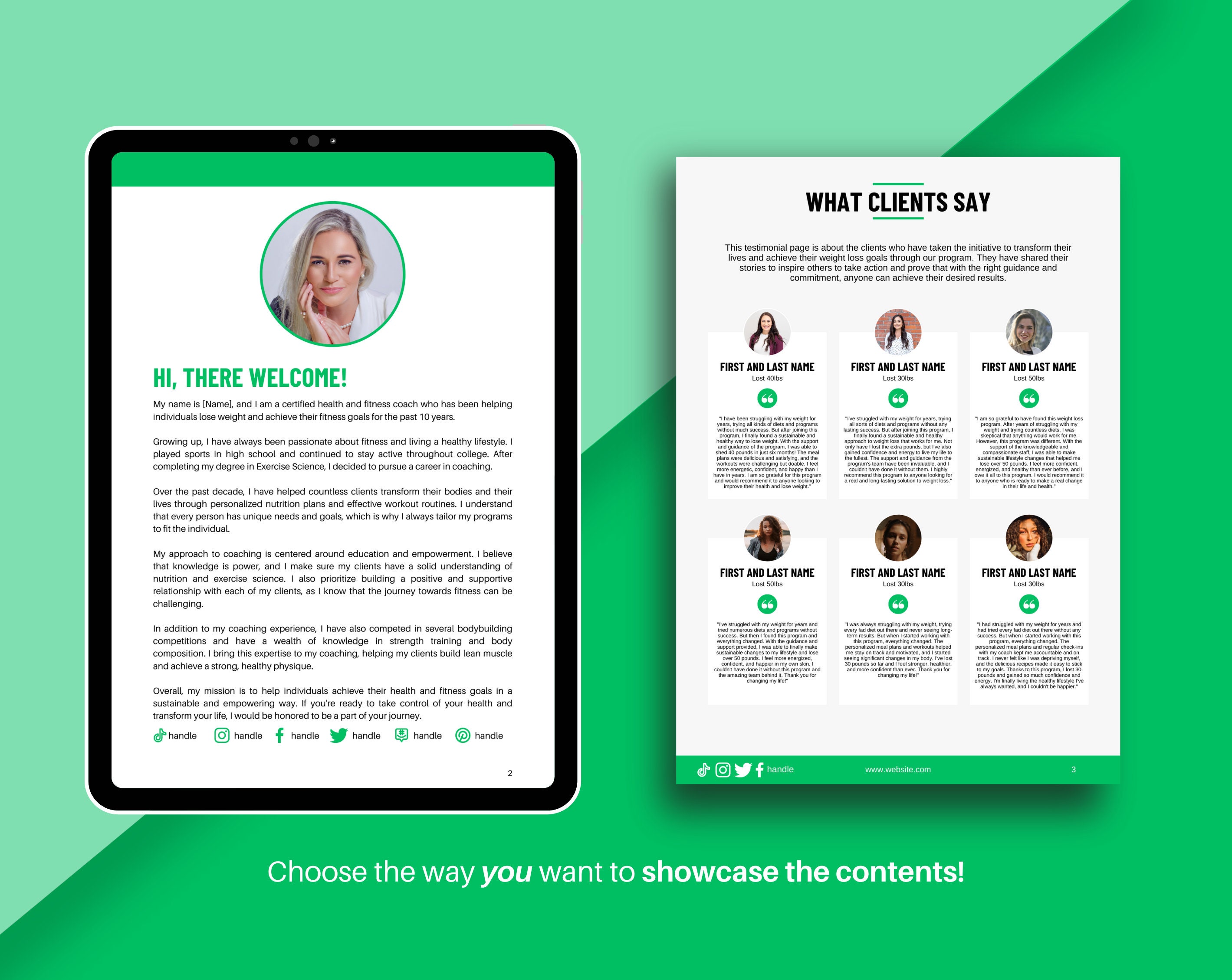 2B Mindset Meal Plan, Coaching Ebook Canva Template, Done for You ...