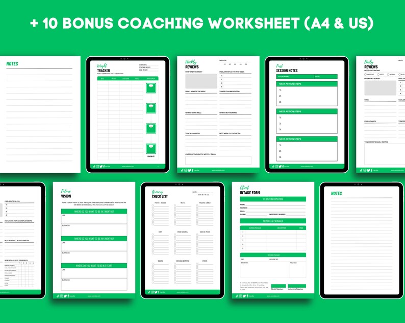 2B Mindset Meal Plan, Coaching Ebook Canva Template, Done for You ...