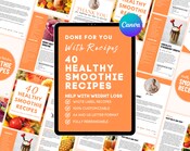 30 Day Smoothie Challenge With Recipes Healthy Eating Tracker How to ...