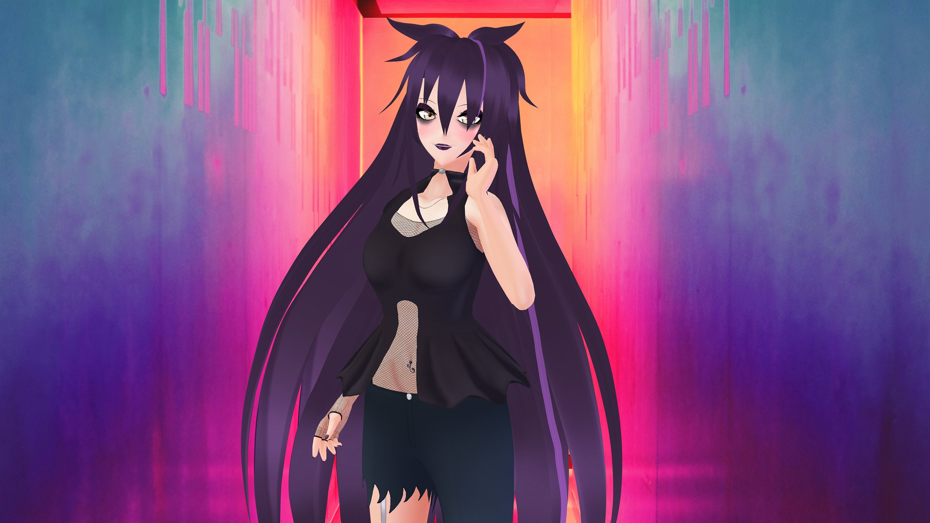 Basic 3D Full Body Vtuber Avatar Vroid Vtubing Models - Etsy