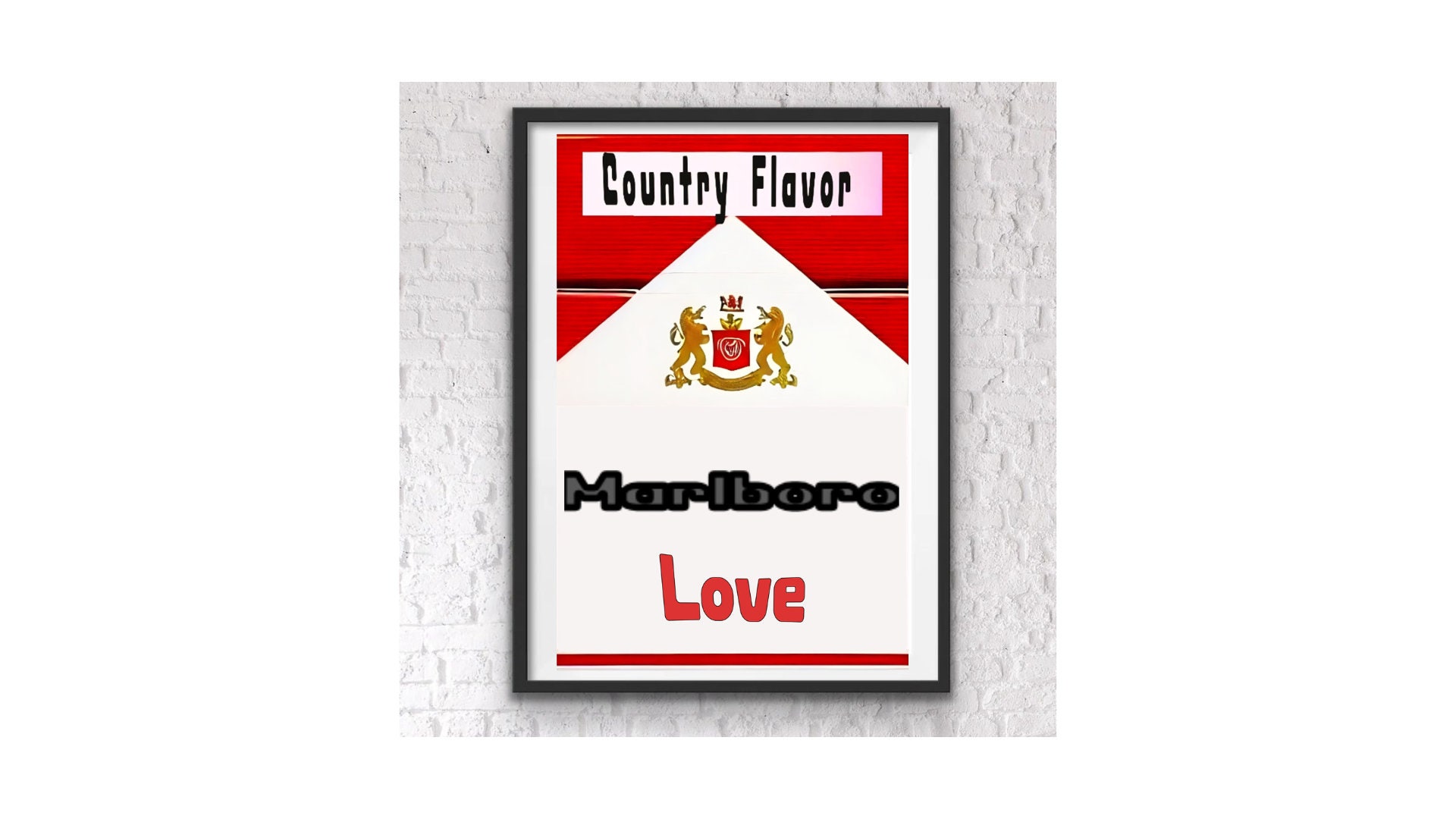 Marlboro Posters Set Digital Download Classic Americana Cigarette Pack ...