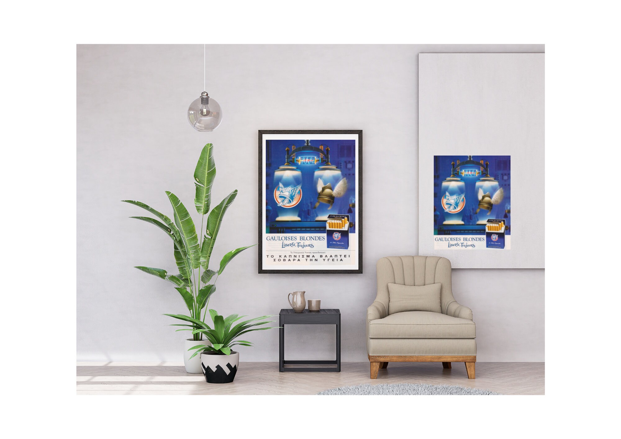 Vintage Gauloises Blondes Cigarettes Ad Digital Download-french Tobacco ...