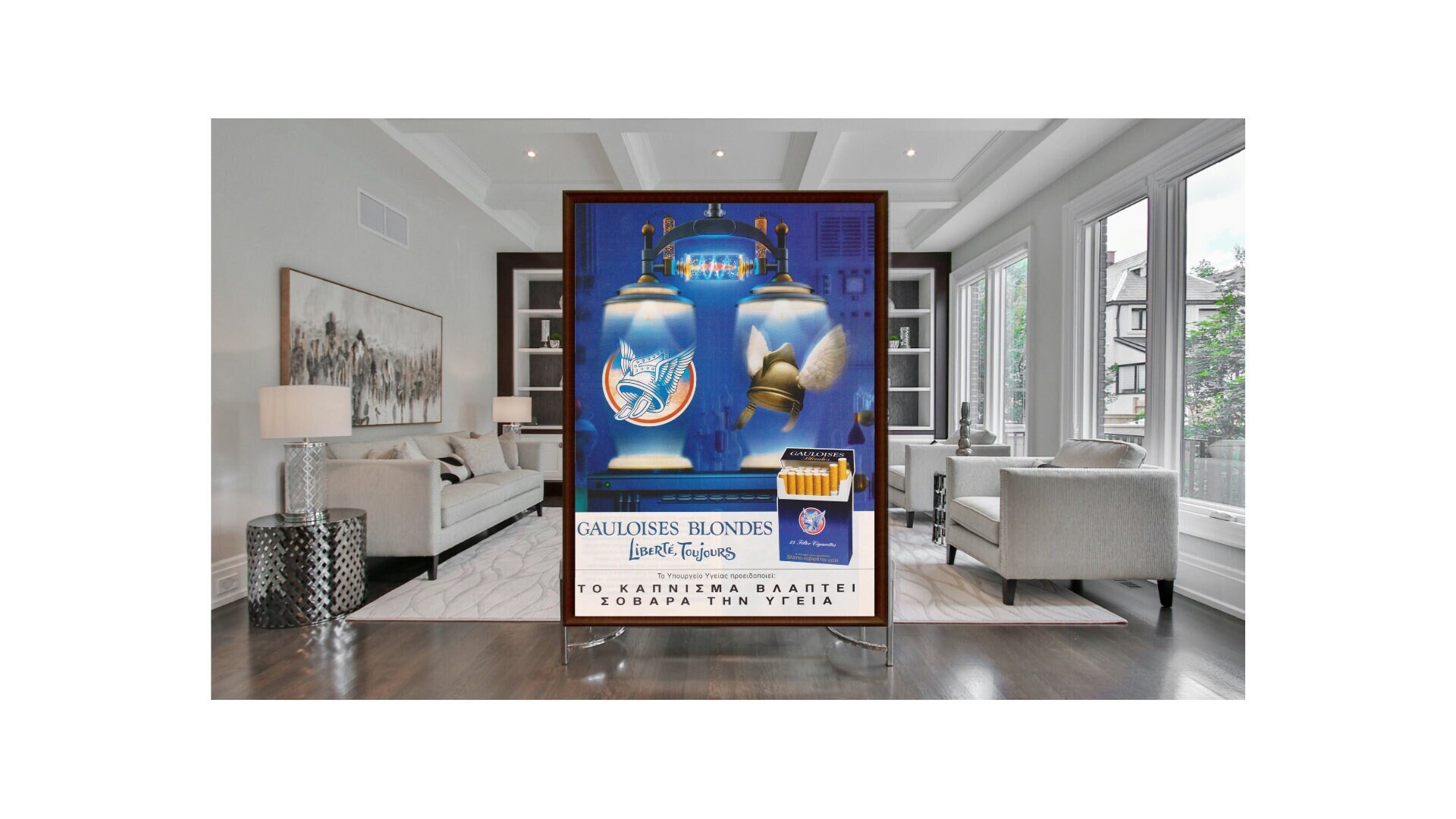 Vintage Gauloises Blondes Cigarettes Ad Digital Download-french Tobacco ...