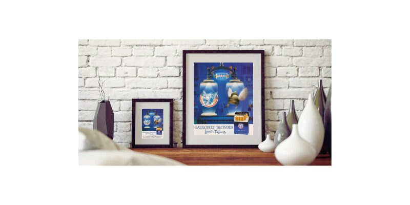 Vintage Gauloises Blondes Cigarettes Ad Digital Download-french Tobacco ...