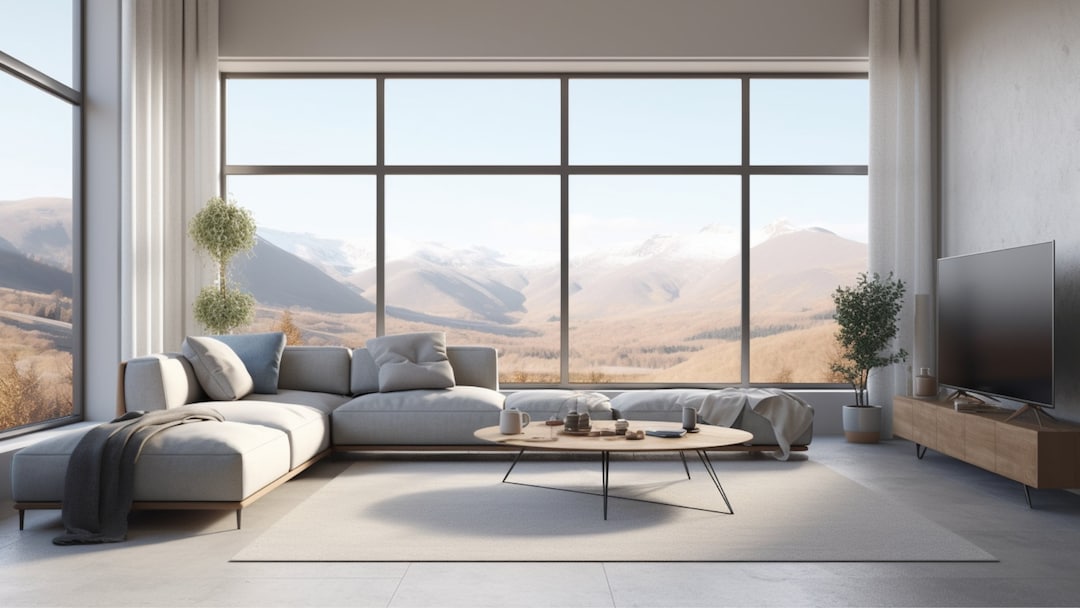 Zoom Virtual Background, Spacious Mountain View Zoom Meeting Backdrop ...