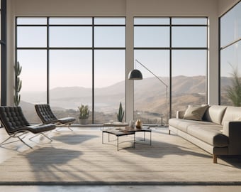 Zoom Virtual Background, Spacious Mountain View Zoom Meeting Backdrop ...