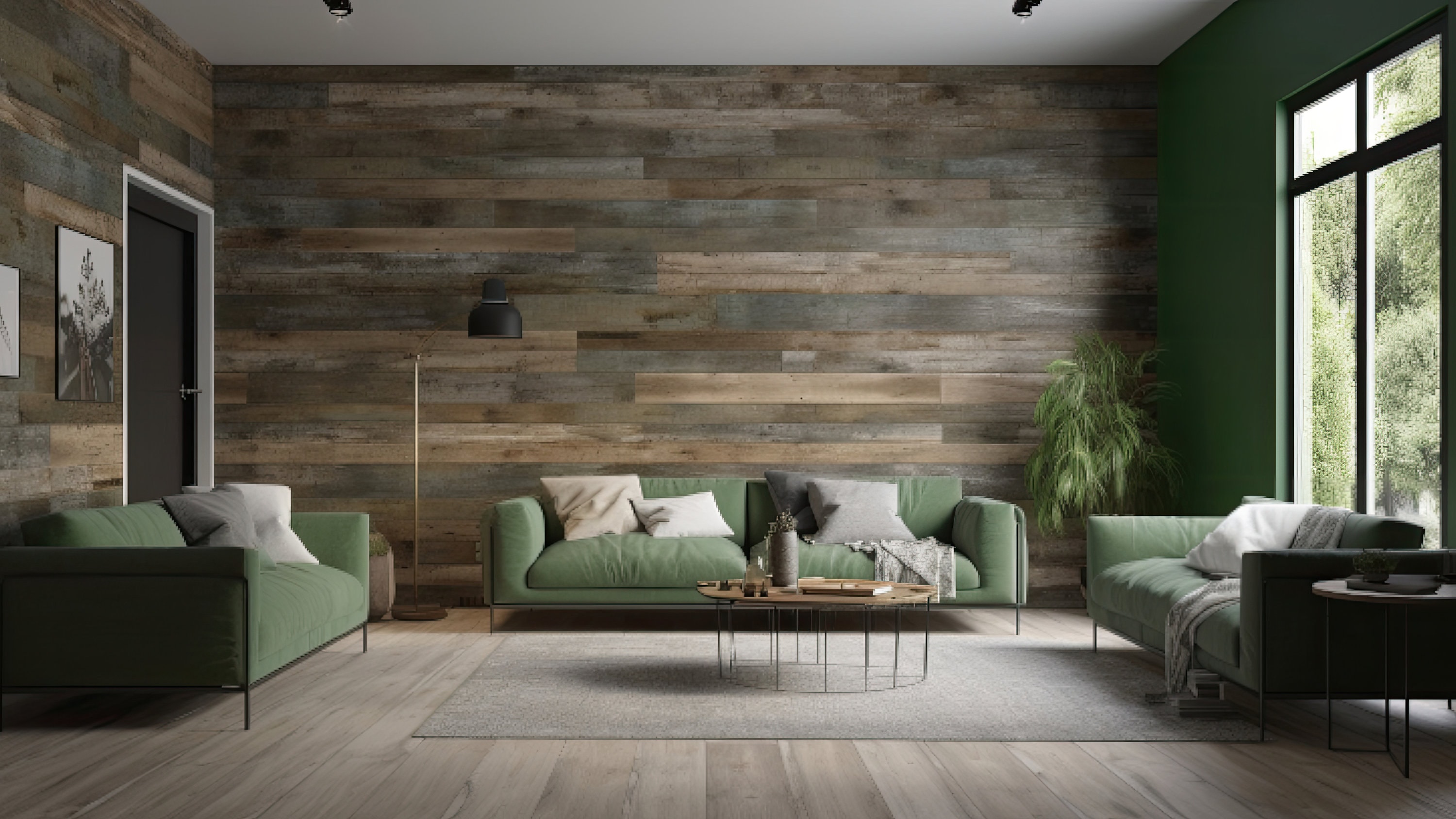 Farmhouse Zoom Backdrop, Barnwood Accent Wall Design, Farmhouse Zoom ...