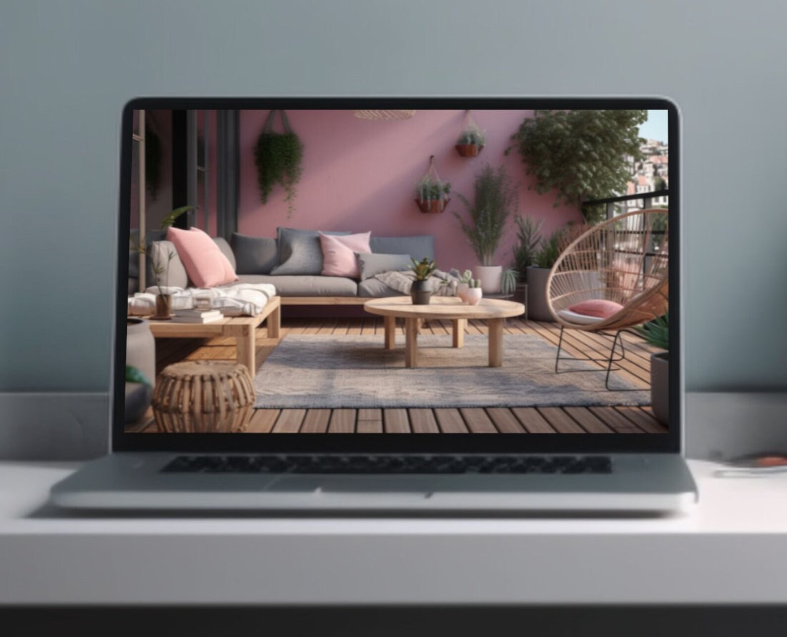 Zoom Outdoor Patio Backgrounds, Digital Backdrops for Your Next Zoom ...