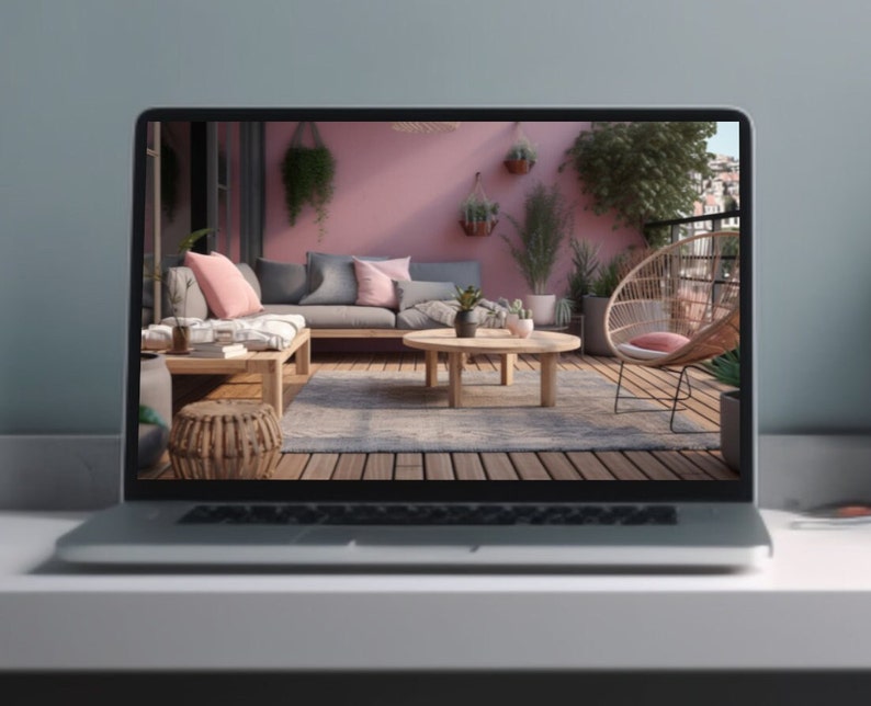 Zoom Outdoor Patio Backgrounds, Digital Backdrops for Your Next Zoom ...