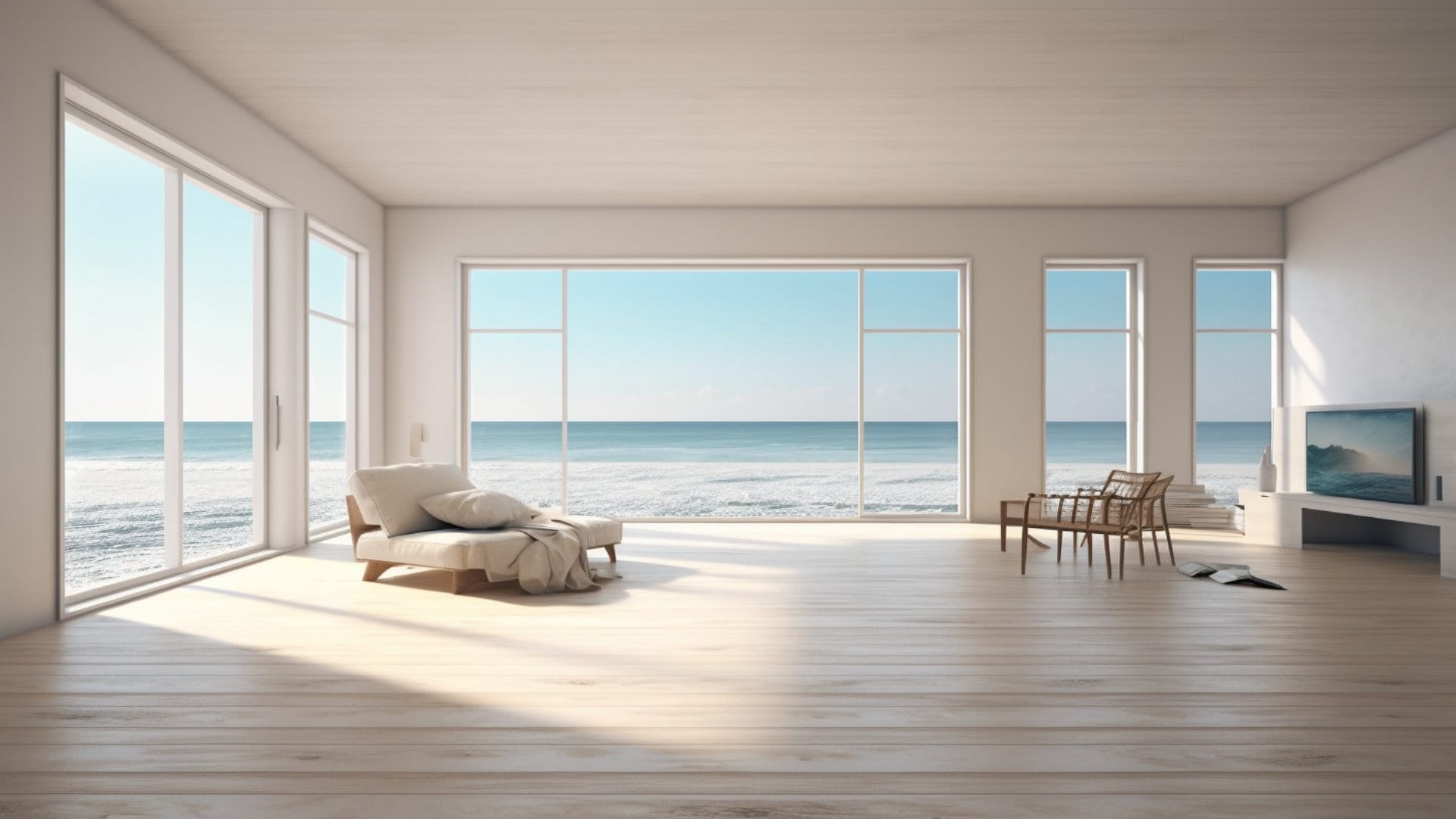 Ocean View Zoom Virtual Background, Spacious Ocean View Zoom Meeting ...