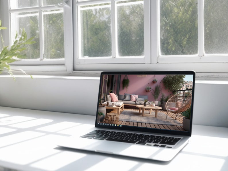 Zoom Outdoor Patio Backgrounds, Digital Backdrops for Your Next Zoom ...