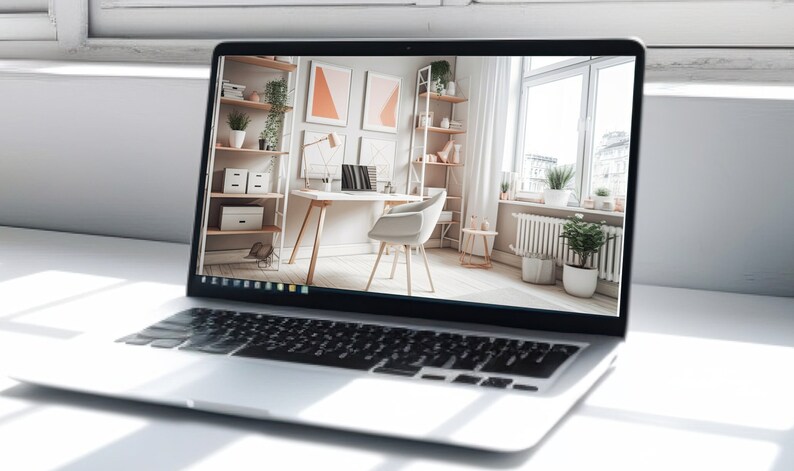 Zoom Office Backgrounds, Spacious Zoom Home Office Backgrounds - Etsy