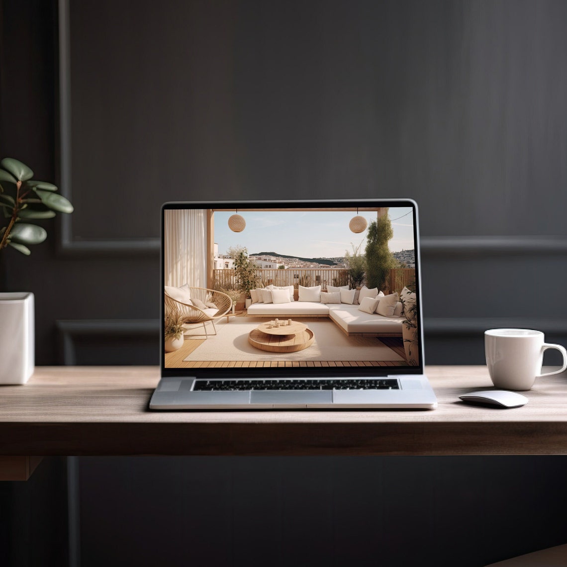 Zoom Outdoor Patio Backgrounds, Digital Backdrops for Your Next Zoom ...