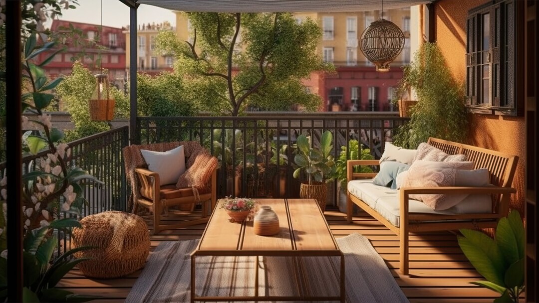 Zoom Outdoor Patio Backgrounds, Digital Backdrops for Your Next Zoom ...