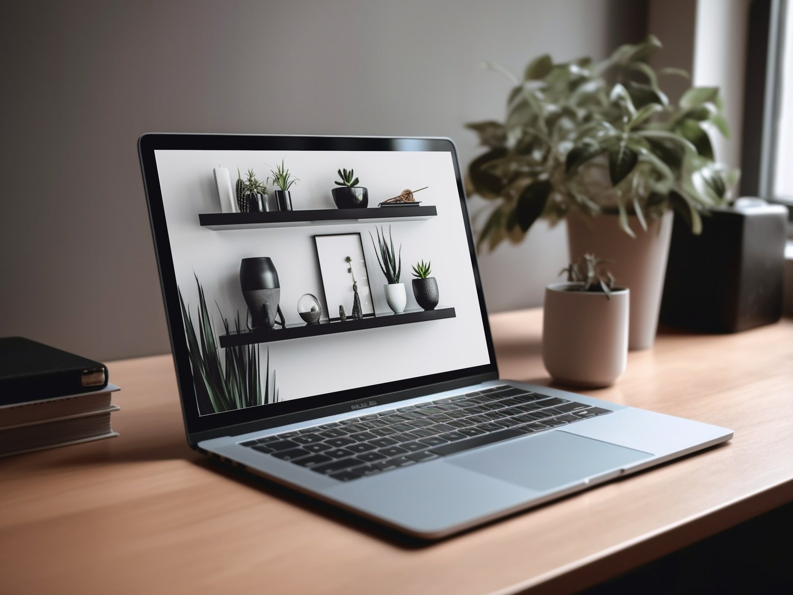 Simple Decor Zoom Background, Simple Shelf Design - Etsy