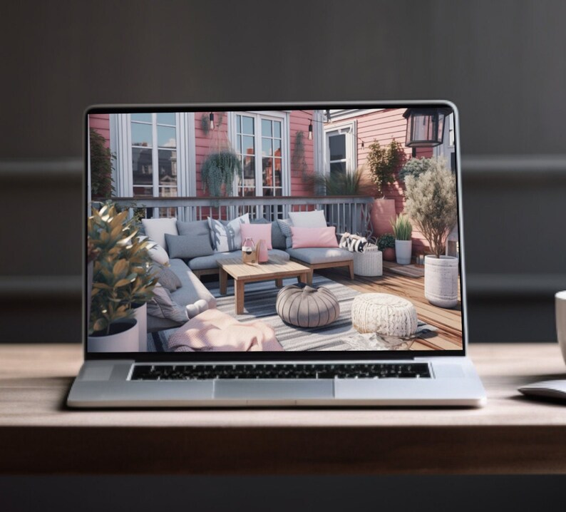 Zoom Outdoor Patio Backgrounds, Digital Backdrops for Your Next Zoom ...