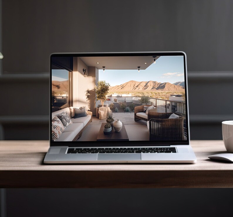 Zoom Outdoor Patio Backgrounds Digital Backdrops for Your - Etsy