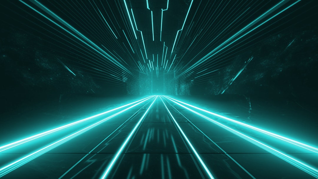 Neon Zoom Virtual Background Spacious Zoom Meeting Backdrop - Etsy