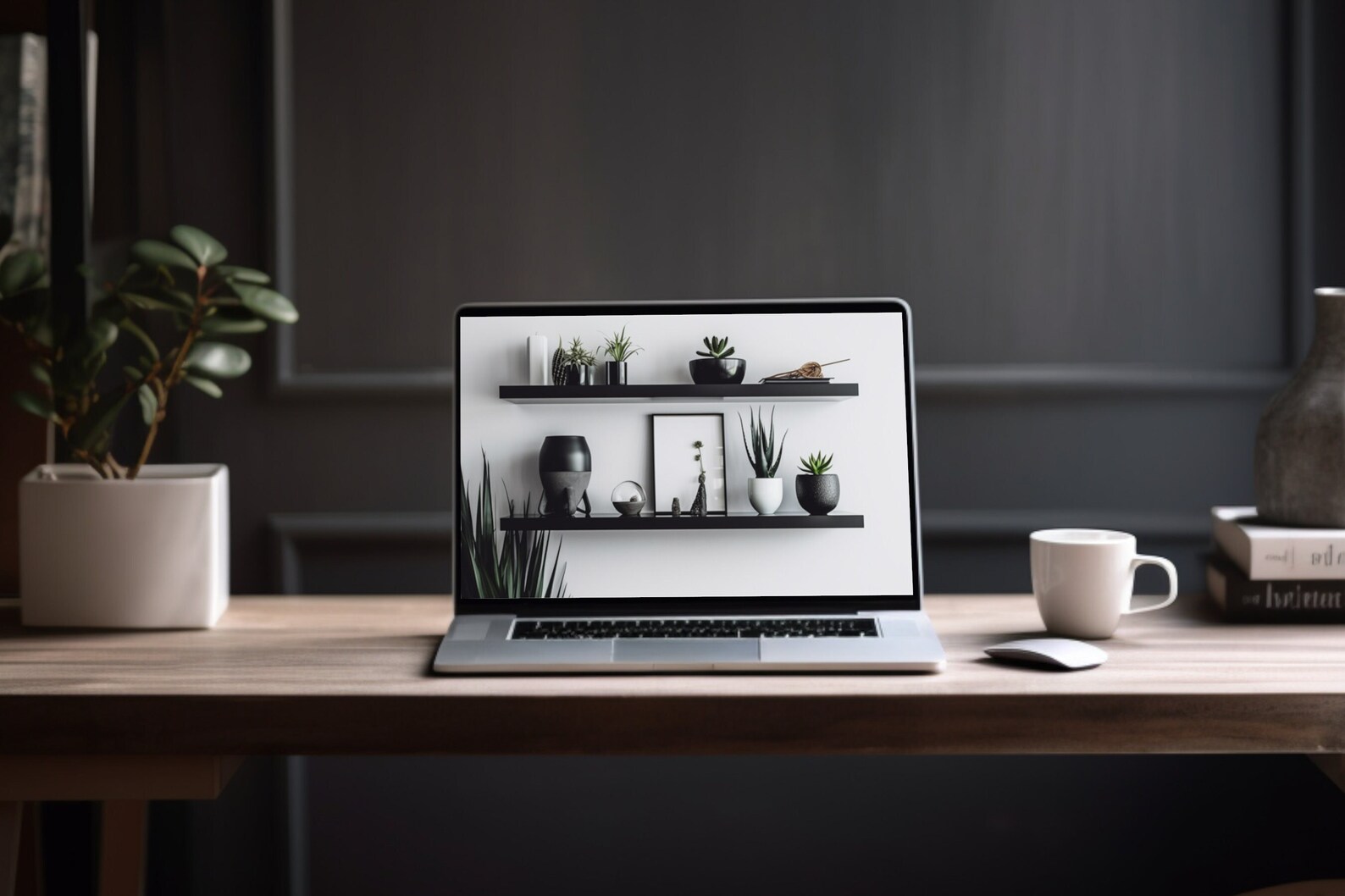 Simple Decor Zoom Background, Simple Shelf Design - Etsy