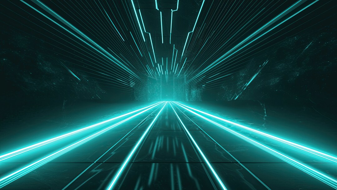 Neon Zoom Virtual Background, Spacious Zoom Meeting Backdrop - Etsy