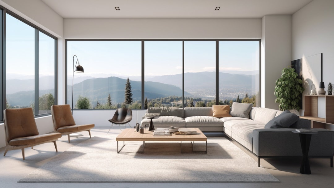 Zoom Virtual Background, Spacious Mountain View Zoom Meeting Backdrop ...