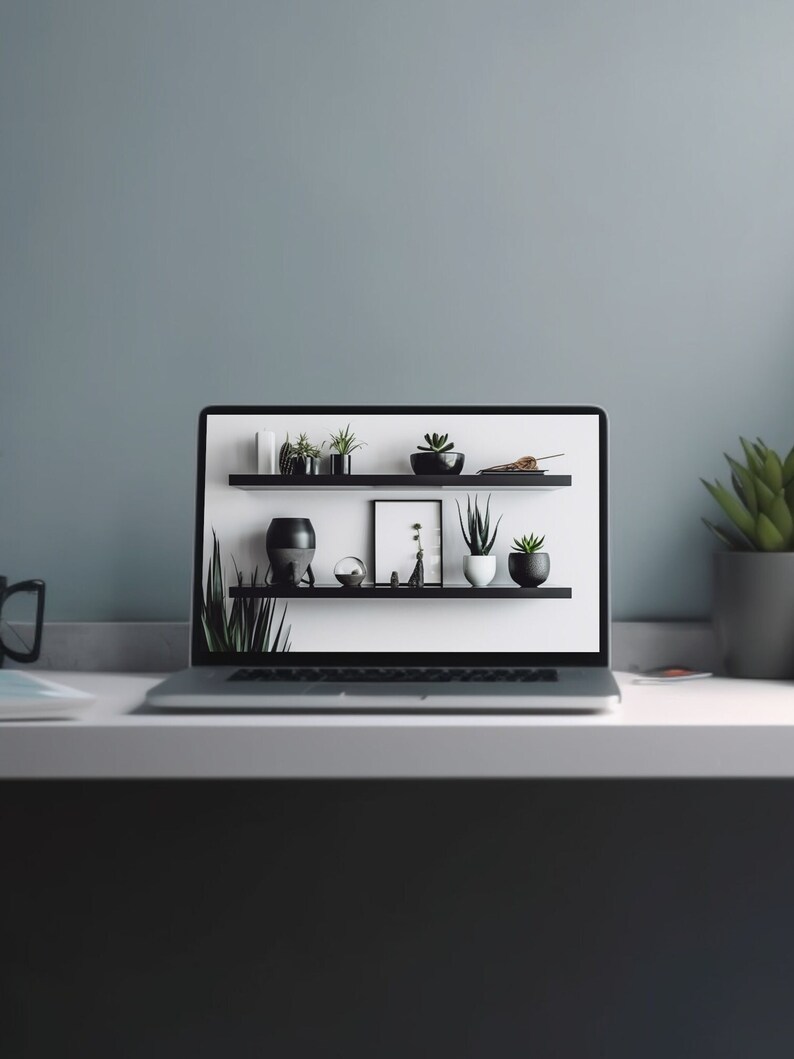 Simple Decor Zoom Background, Simple Shelf Design - Etsy Canada