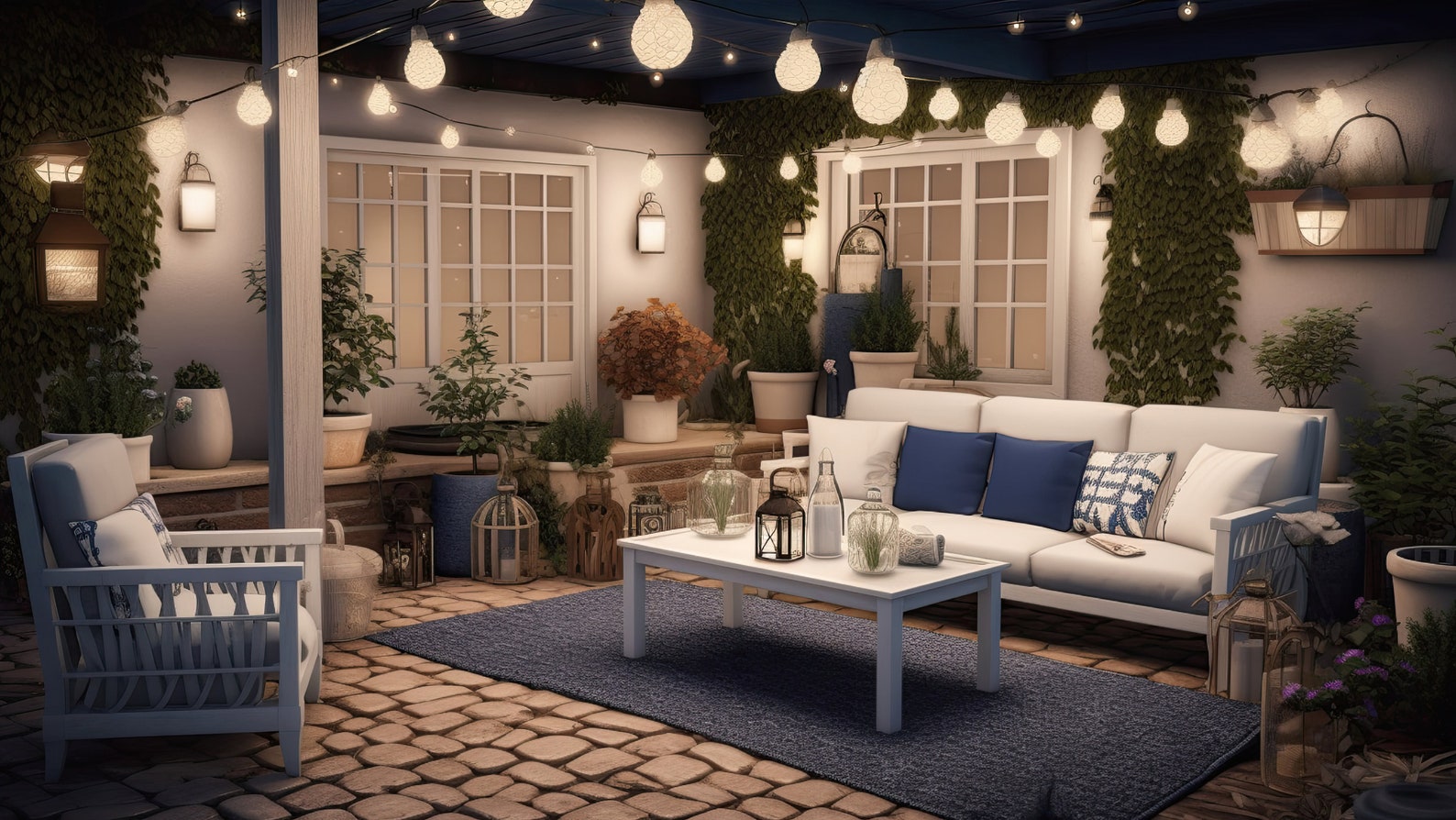 Zoom Outdoor Patio Backgrounds, Digital Backdrops for Your Next Zoom ...