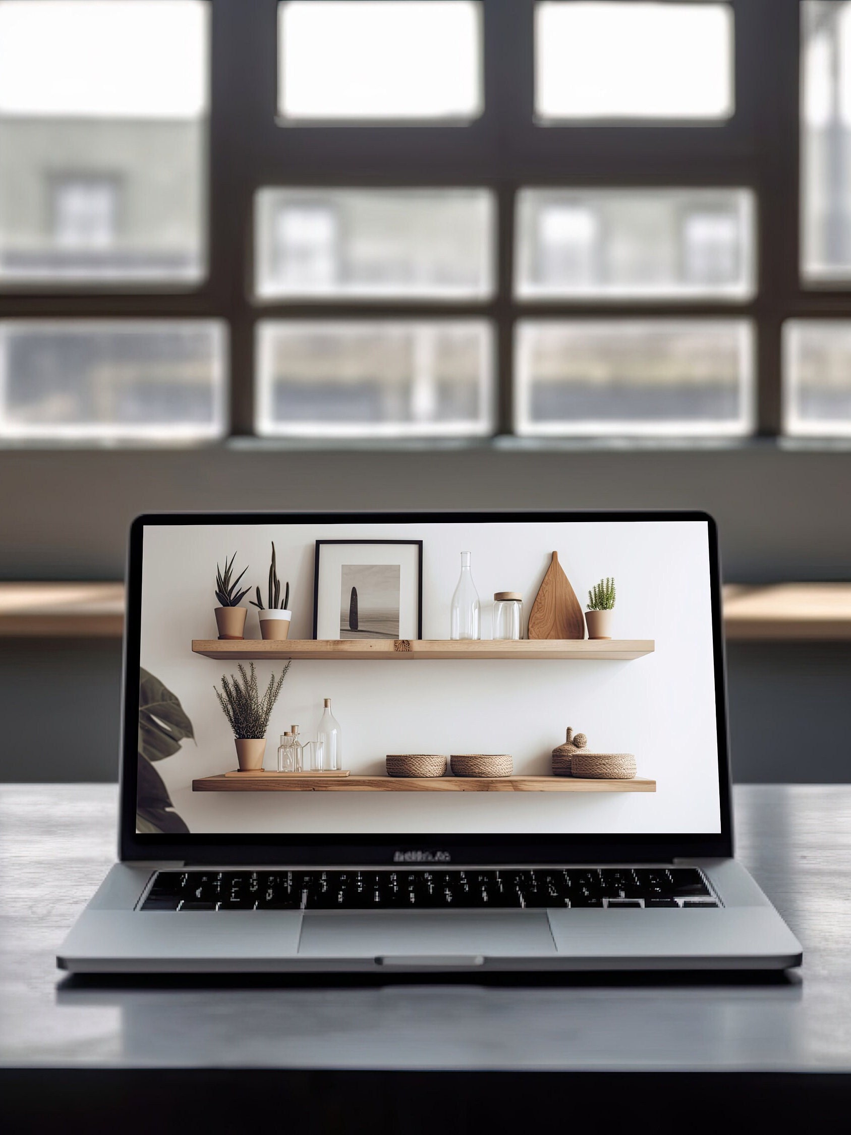 Simple Decor Zoom Background, Simple Shelf Design - Etsy