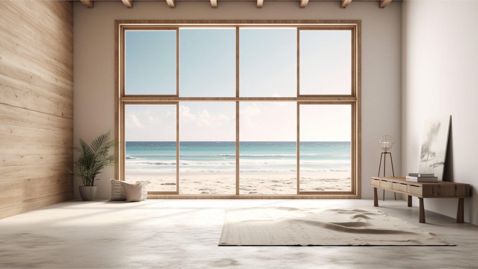 Ocean View Zoom Virtual Background, Spacious Ocean View Zoom Meeting ...