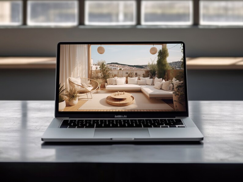 Zoom Outdoor Patio Backgrounds Digital Backdrops for Your - Etsy