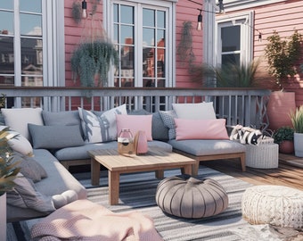 Zoom Outdoor Patio Backgrounds, Digital Backdrops for Your Next Zoom ...