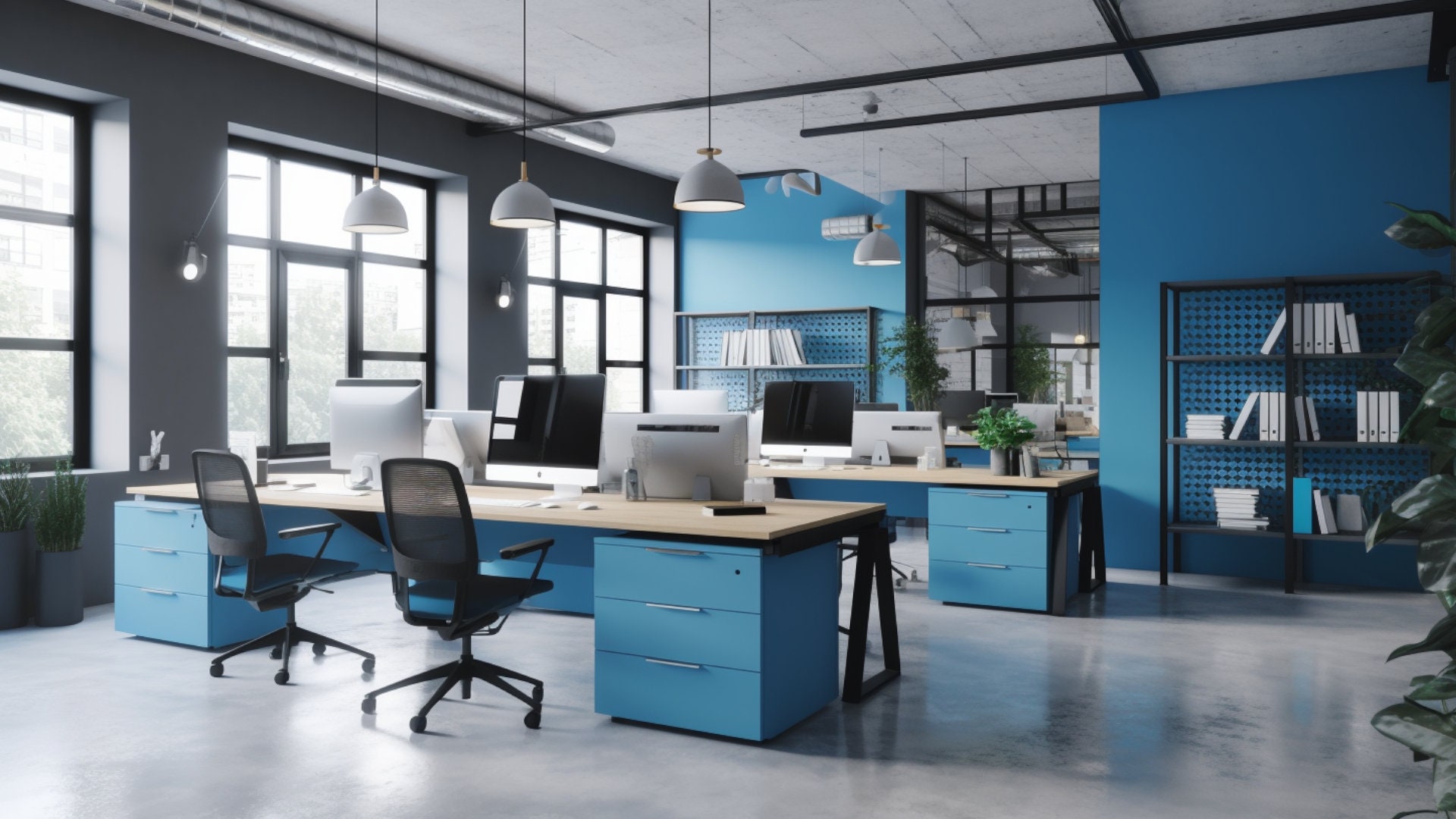 Zoom Office Backgrounds, Spacious Zoom Home Office Backgrounds - Etsy