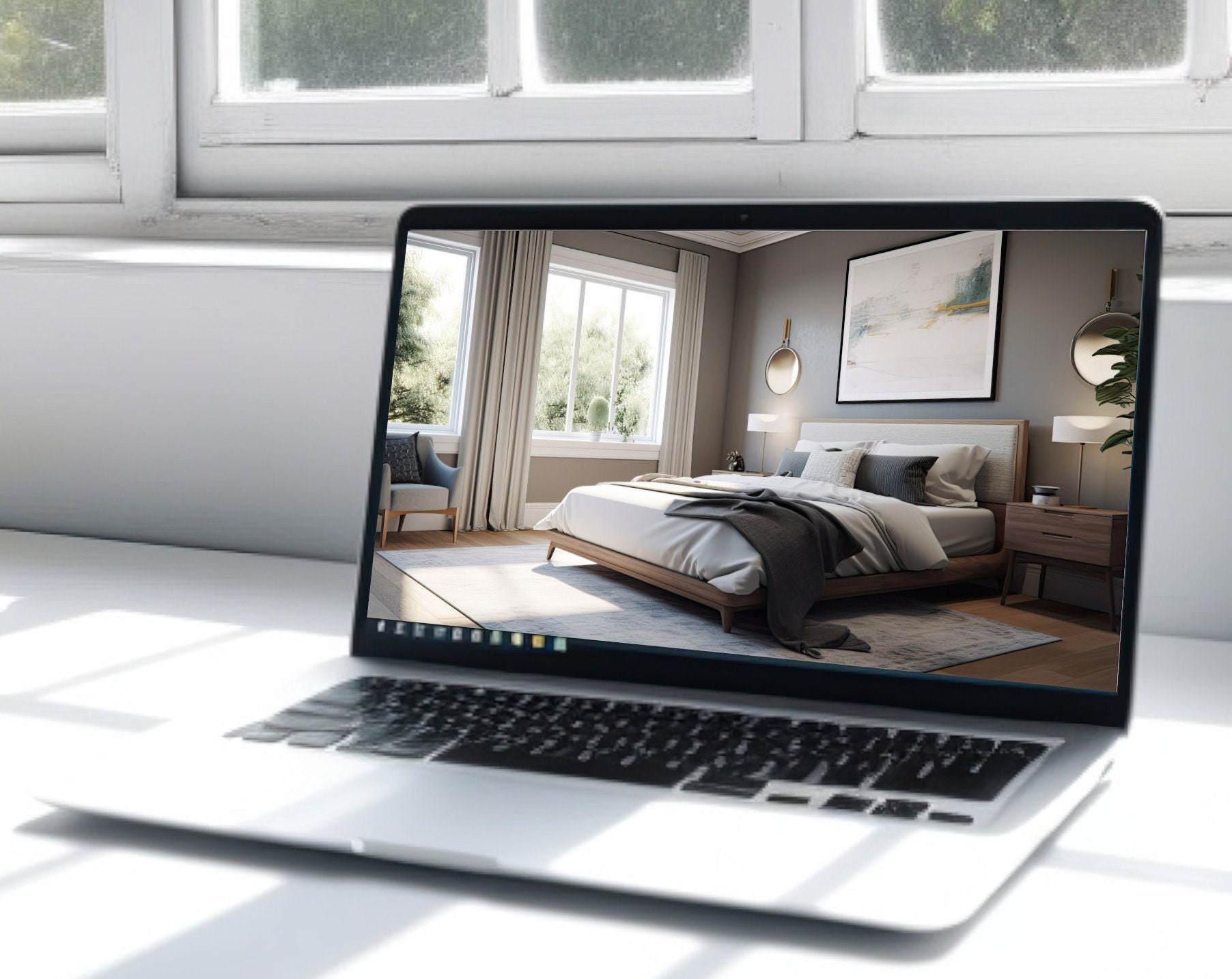 Zoom Virtual Bedroom Background, Cozy Zoom Meeting Backdrop - Etsy