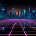 Neon Zoom Virtual Background, Spacious Zoom Meeting Backdrop - Etsy