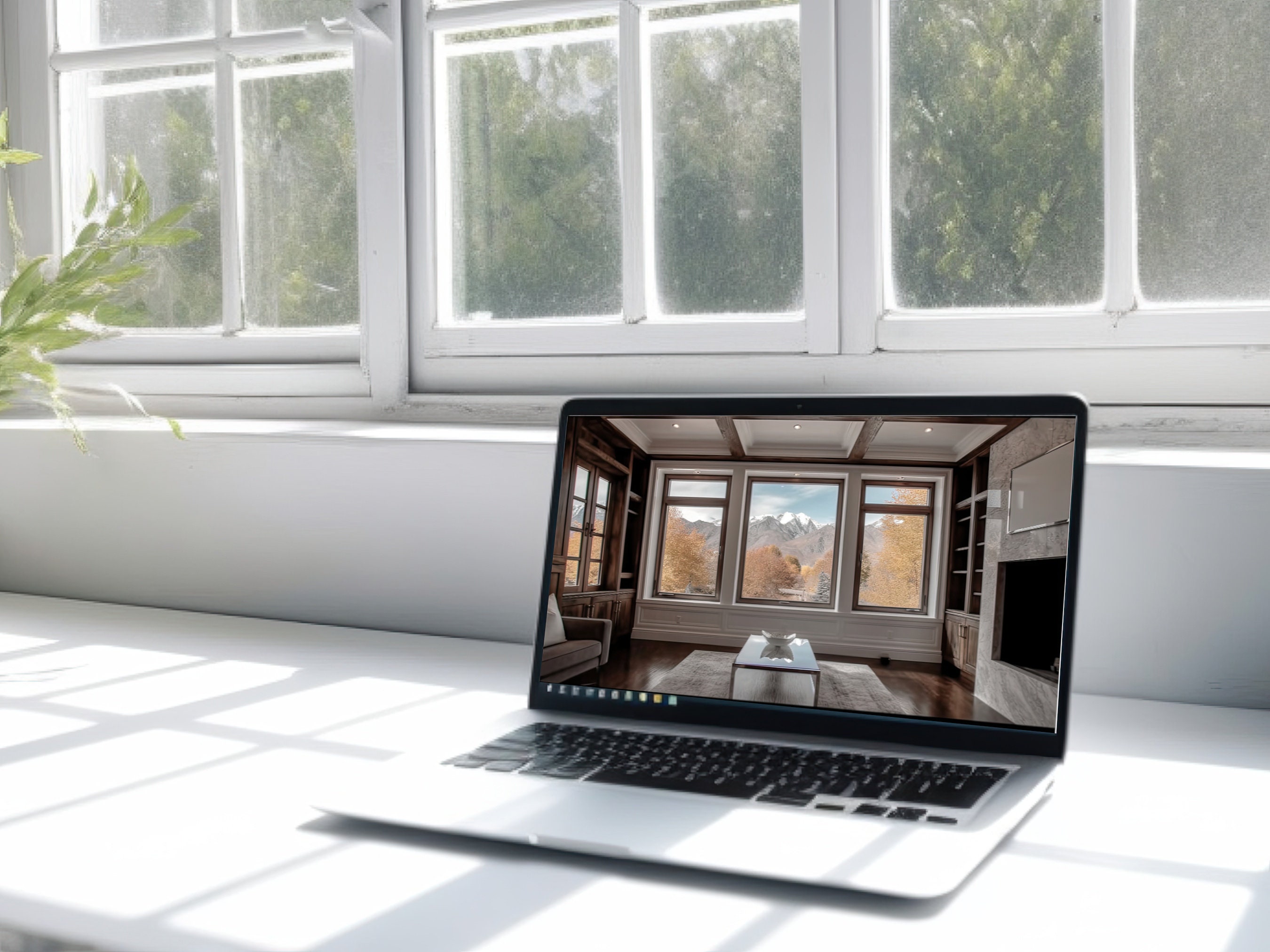 Zoom Mountain View Virtual Background, Spacious Zoom Meeting ...