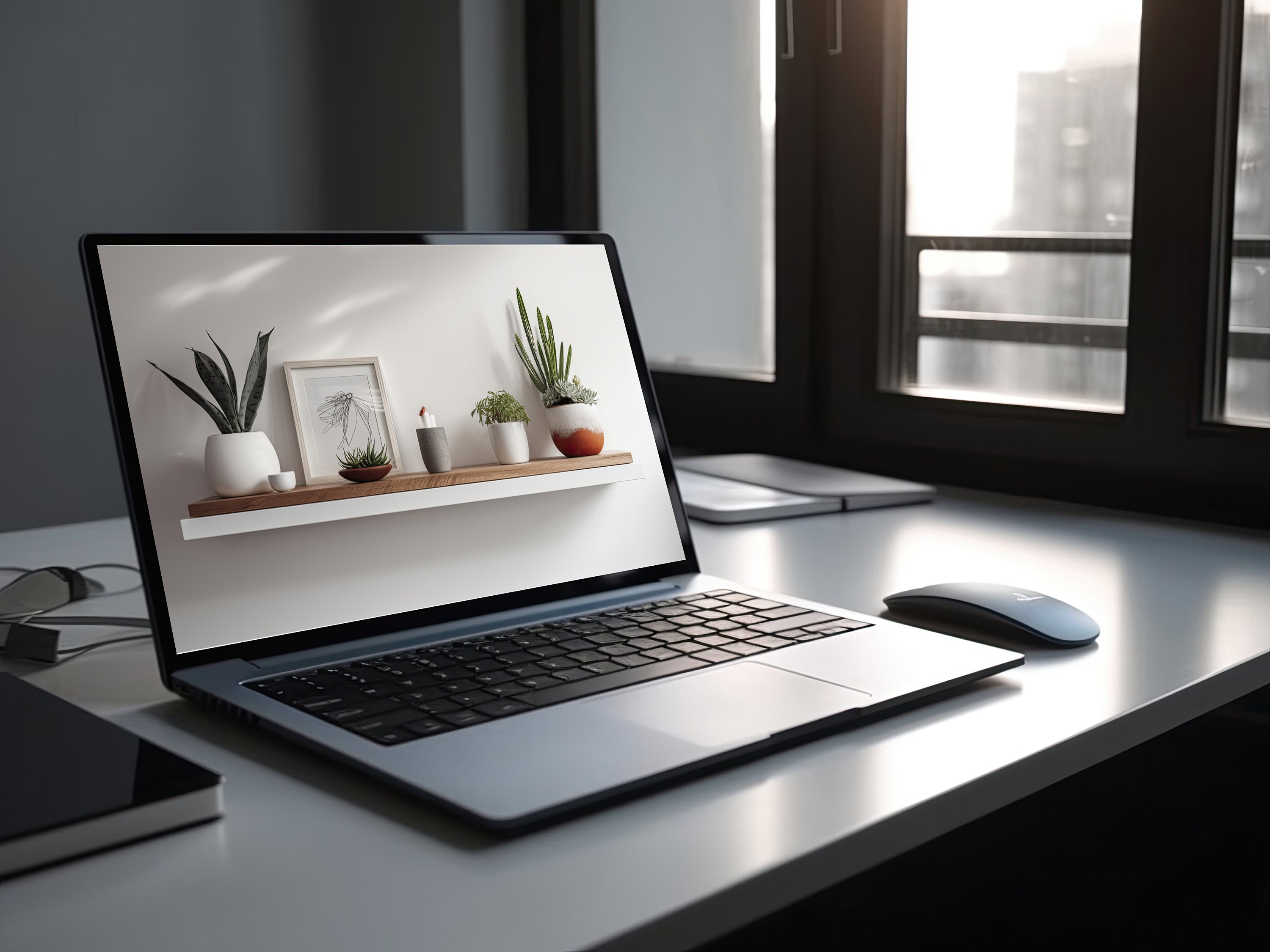 Simple Decor Zoom Background, Simple Shelf Design - Etsy