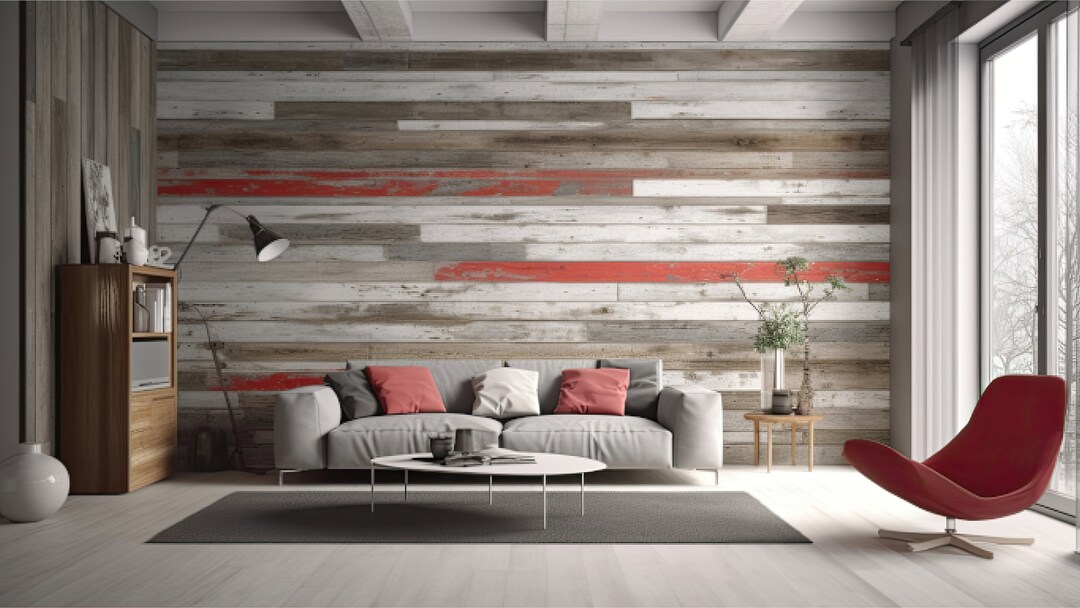 Farmhouse Zoom Backdrop, Barnwood Accent Wall Design, Farmhouse Zoom ...