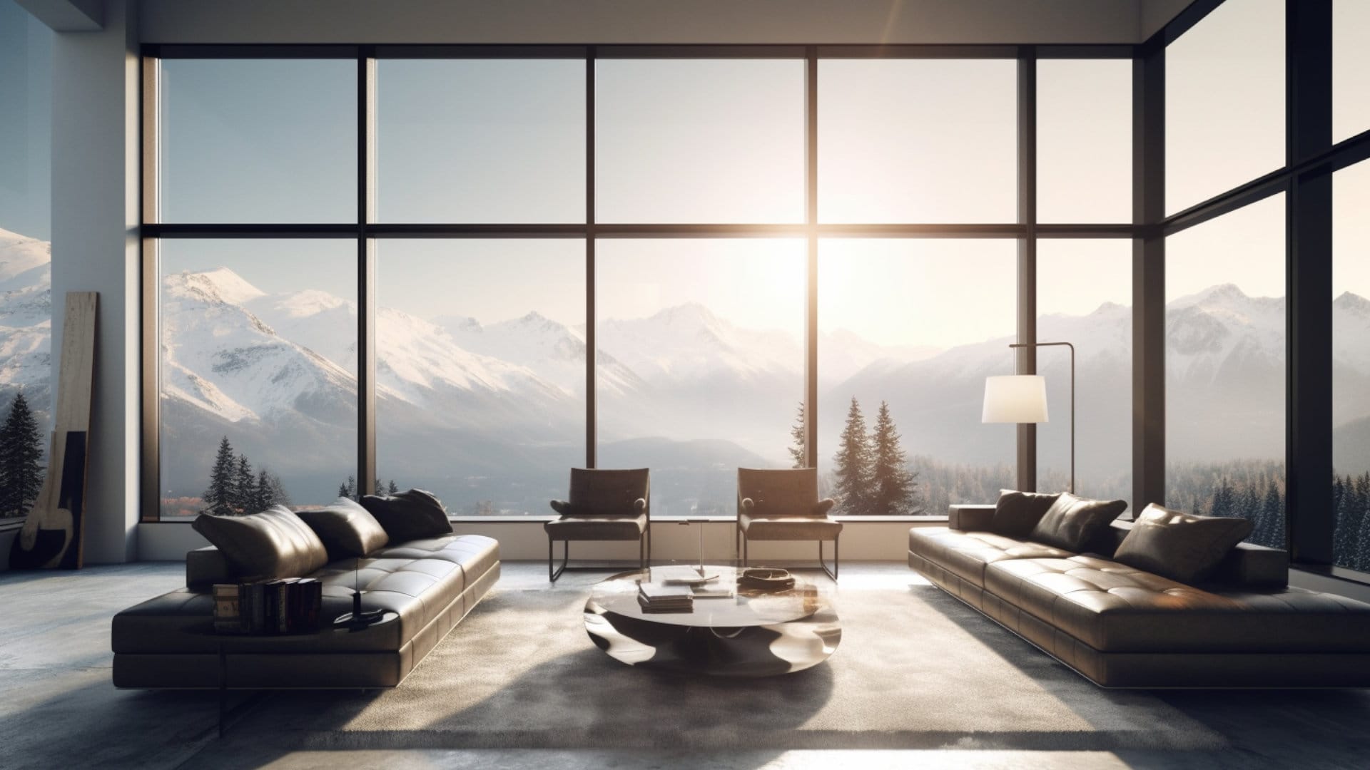 Zoom Virtual Background, Spacious Mountain View Zoom Meeting Backdrop ...